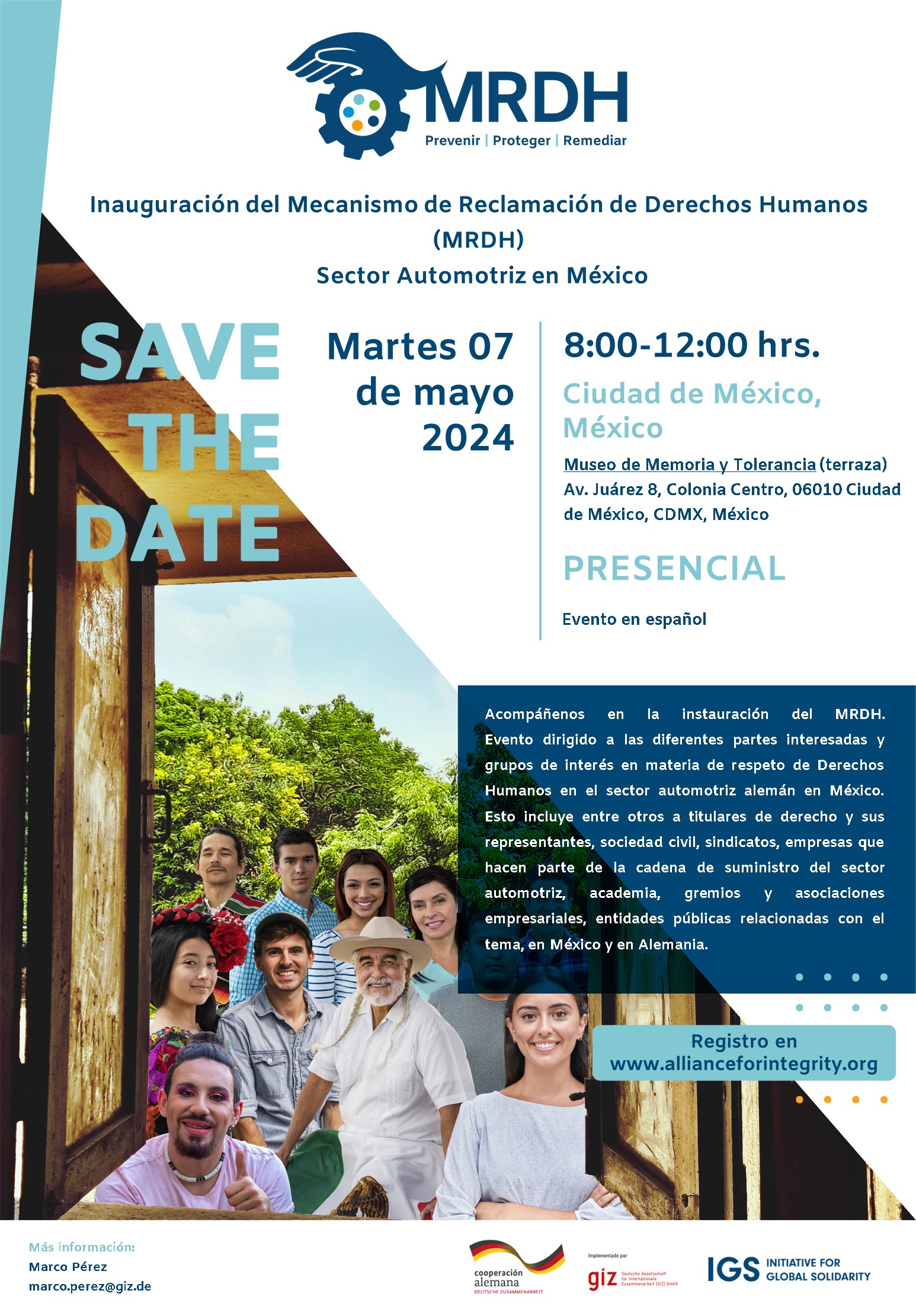 Inauguración del Mecanismo de Reclamación de Derechos Humanos, MRDH ...