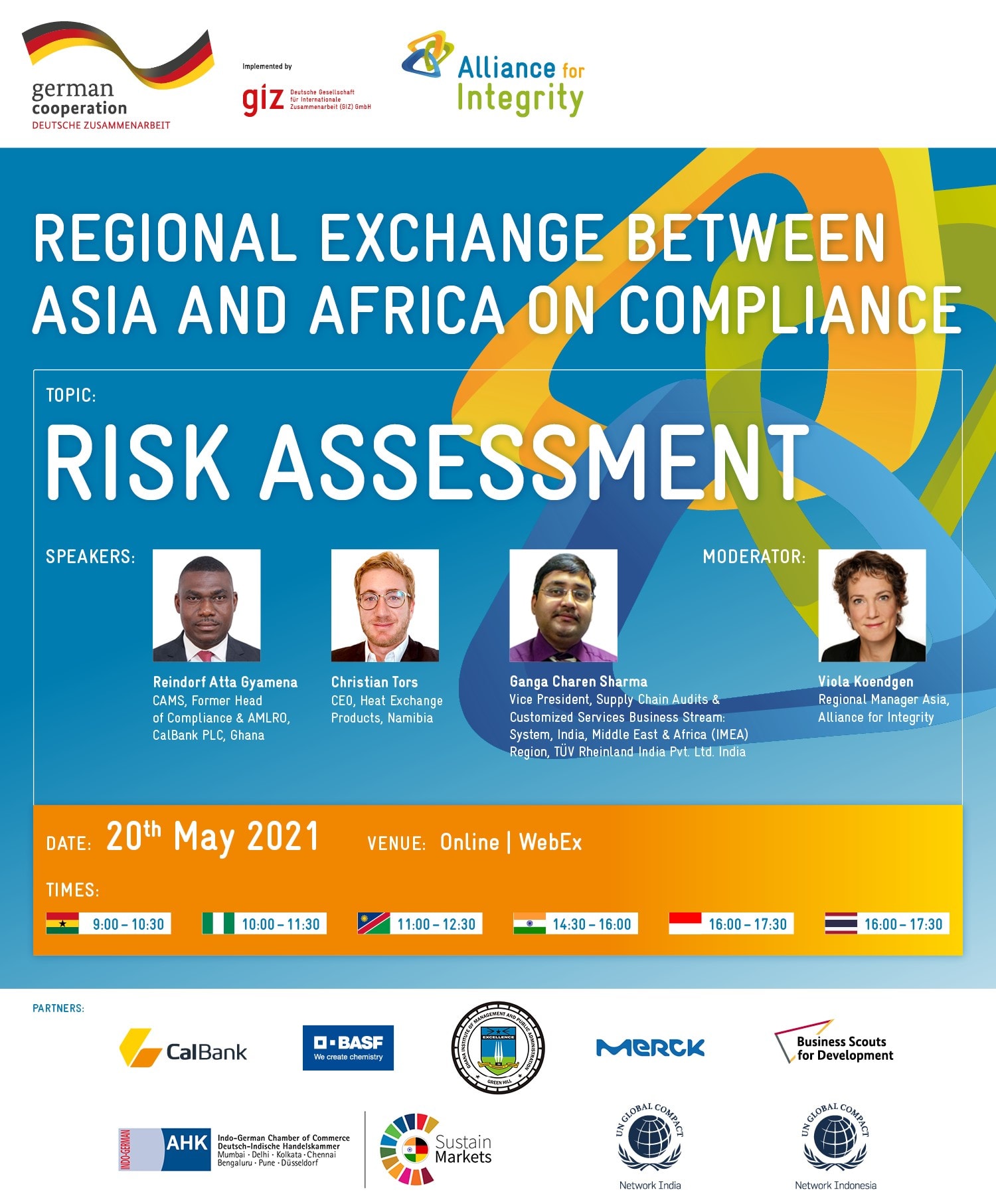 Regional Exchange between Asia and Africa: Risk Assessment - Alliance ...