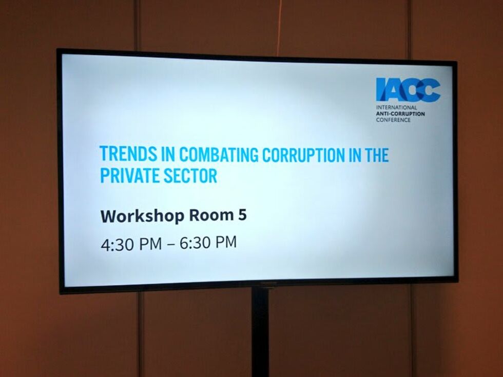 Alliance for Integrity participa activamente en la 18ª Conferencia ...