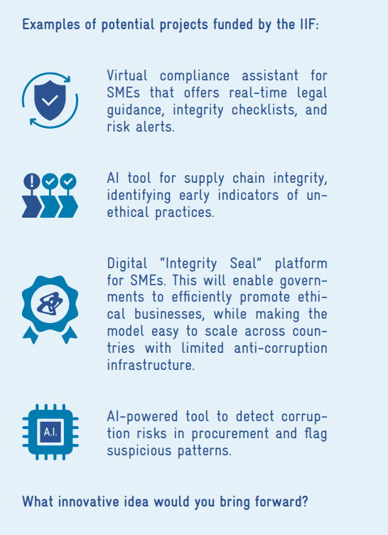 Integrity Innovation Fund - Alliance for Integrity